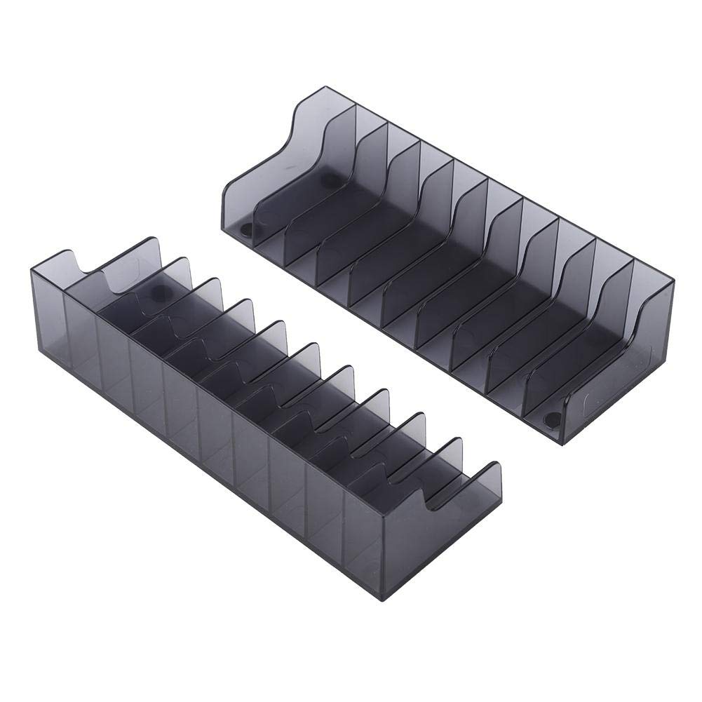 2 PCS Game Card Box CD Storage Stand Holder, Large Capacity Bracket, Precise cuts and interfaces, for PS4/SLIM/PRO Game Consoles