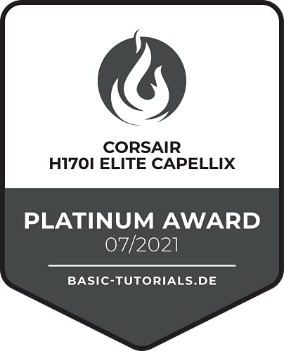 H170i ELITE CAPELLIX Liquid CPU Cooler - 33 Dynamic RGB LEDs - 140mm Fans - 420mm Radiator - COMMANDER CORE Smart Lighting Controller - CORSAIR iCUE Software Compatible - Zero RPM Fan