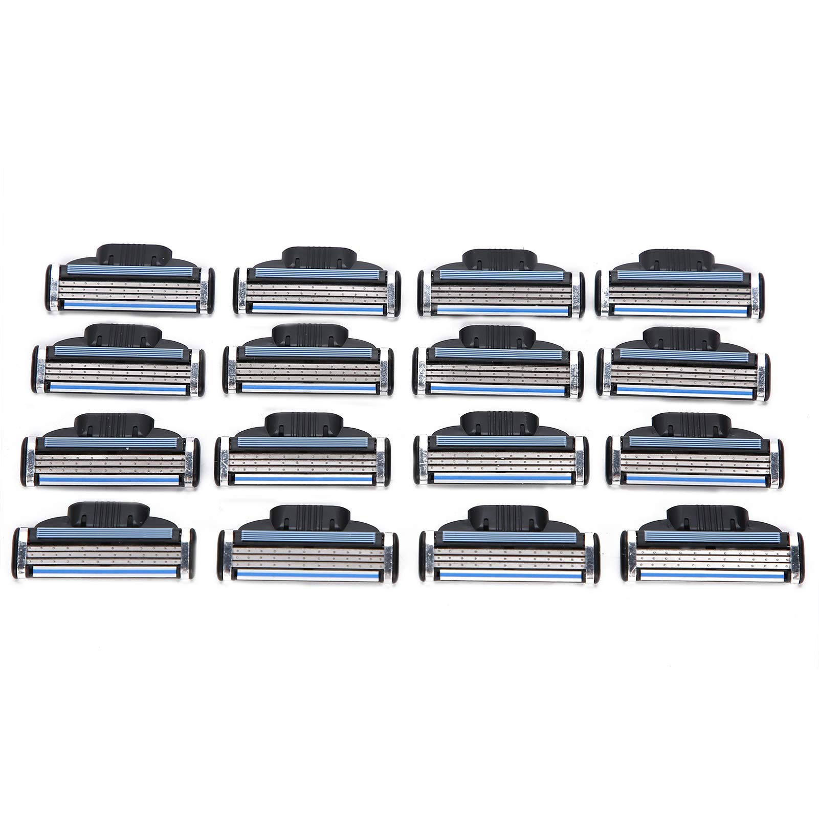 16 Pcs Men Razor Hairdresser Razor Blade 3-Ply Razor Blade Manual Razor Blades Men Razor Blade