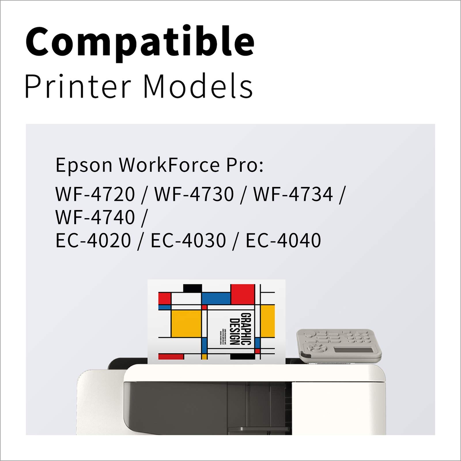 LEMERO UEXPECT Remanufactured Ink Cartridge Replacement for Epson 802XL (Cyan, Magenta and Yellow, 3-Pack)