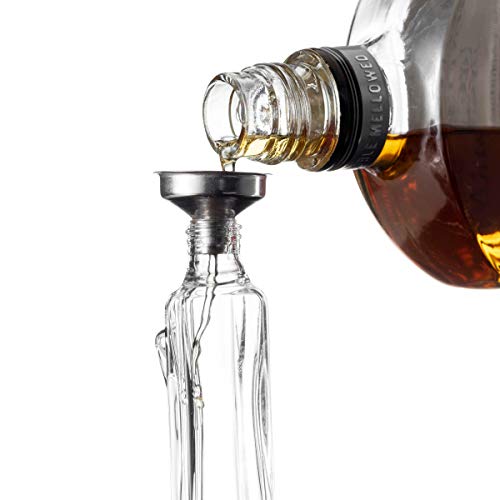 Gifts for Dad, Whiskey Gifts for Men, Whiskey Decanter Bottle and Bullet Shot Glasses, Whiskey Glasses, Decanter Set for Scotch Whiskey Vodka Bourbon