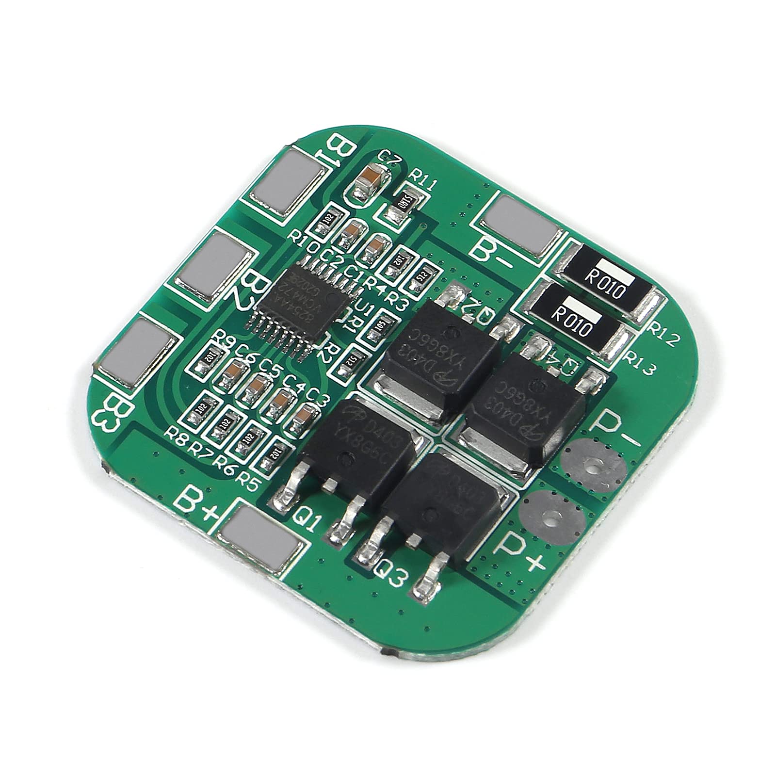 MELIFE 4PCS 4S 20A 14.8V Lithium for 18650 Battery BMS PCM Protection PCB Board Module 16.8V with Overcharge Over Discharge Short Circuit Protection