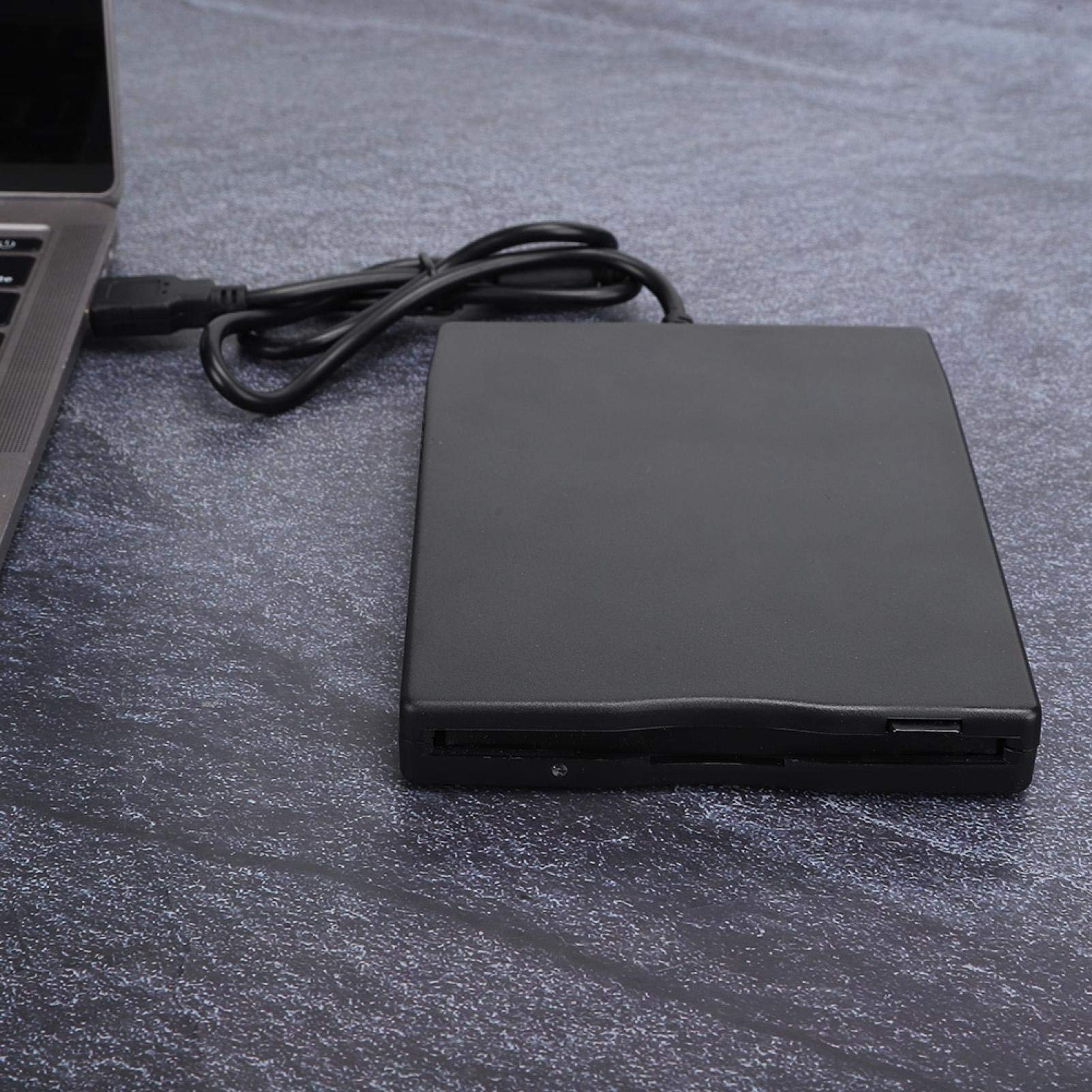 Cuifati Portable USB Floppy Drive for 1.44m 3.5in MF2 HD Floppy Disk 3.5 Inch Card Reader Ultra-Thin Without External Power Supply for Windows 10,7,Vista,8,XP,ME,2000,SE,98(Floppy Disk Not Included)