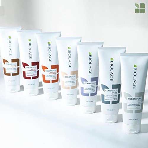 Biolage Color Balm | Semi-Permanent Color Depositing Conditioner | For Vibrant, Hydrated Hair | Earl Grey | Vegan | 8.5 fl. oz. | 8.454 Fl. Oz