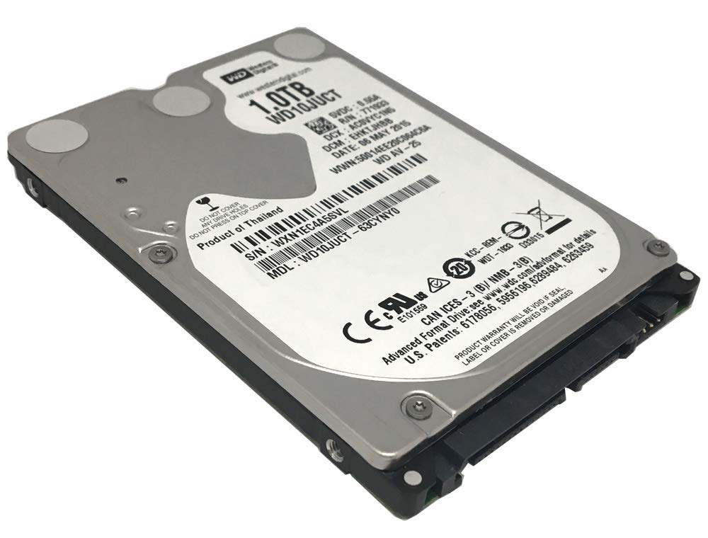 1TB WD AV-25 SATA 5400 RPM 16MB 2.5IN 3GB/S