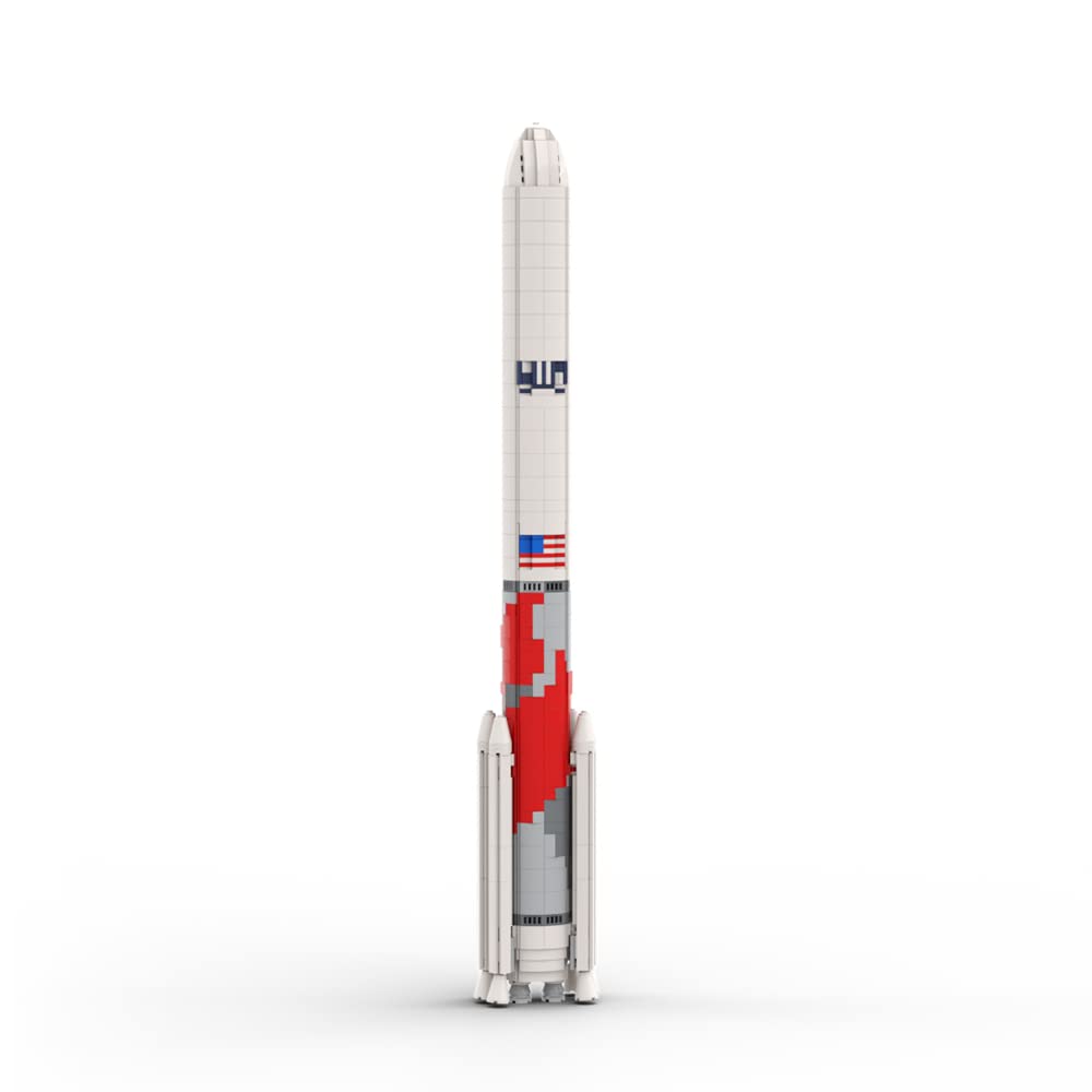 1355 Pieces Centauruss Rocket Building Blocks, Vulcam Space Launch System Rocket Vehicle Outer Space Model, 2023 Space Travel STEM Science Building Kit, Easter Children's Day Gift for Boys Girls Kids