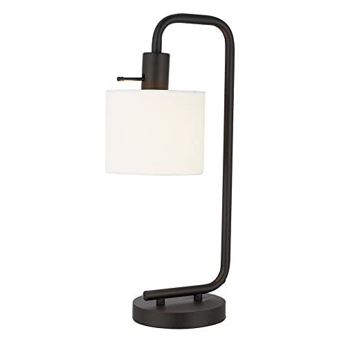 Catalina 21886-001 Transitional Metal Down Bridge Table Lamp, LED Bulb Included, Oil Rubbed Bronze
