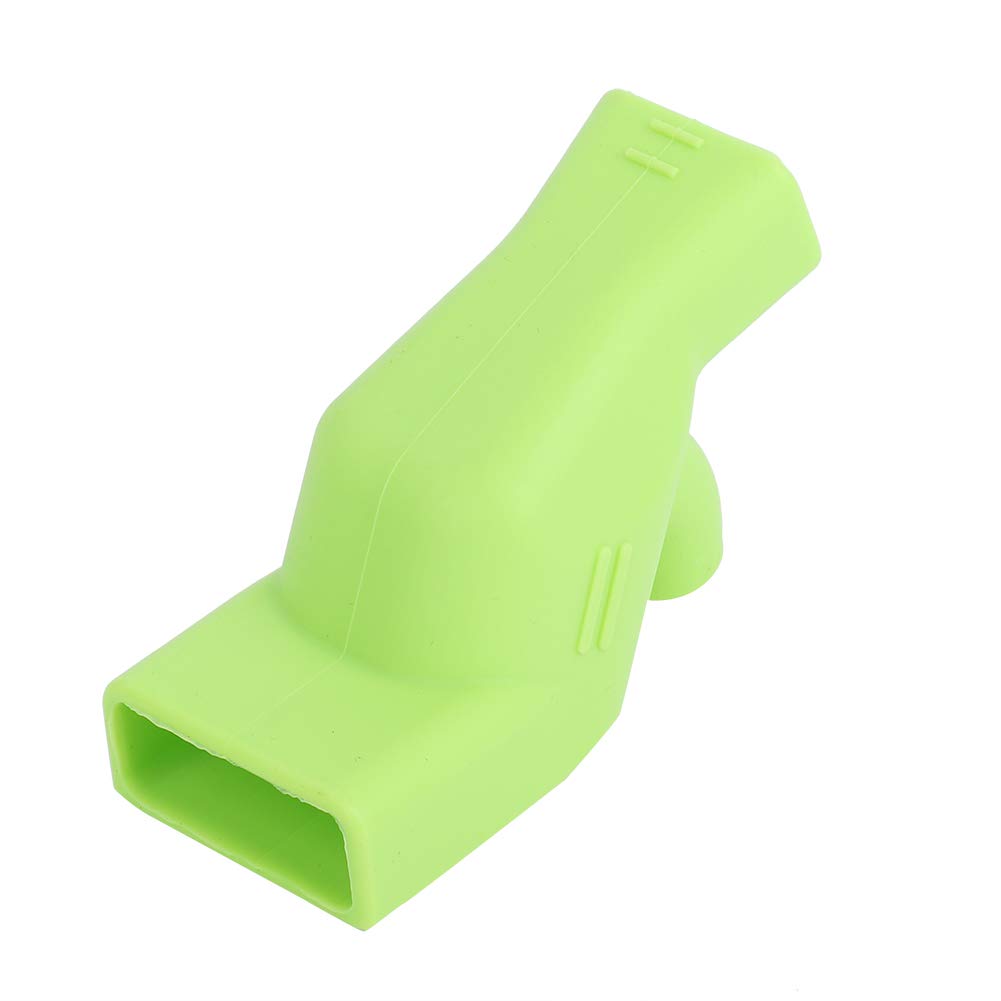 Alvinlite Faucet Extender for Toddlers,Silicone Sink Extender Cute Faucet Cover Kids Hand Wash Helper Water Spout Extender for Bathroom Sink Kitchen Counter(Green)