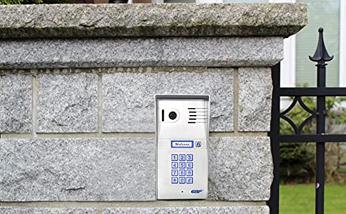 GBF Smart Video Door Phone & Doorbell Smart Intercom System with a Smart keypad (PL963PMPOE)- 1080P Camera, Built in POE, Control Two Locks remotely, Timed Unlock