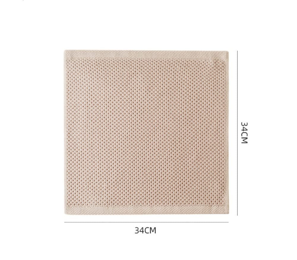 12 Pieces Kitchen Towel Cotton Honeycomb Rag Super Absorbent Dishcloth for Household Kitchen Cleaning Cloth Tools