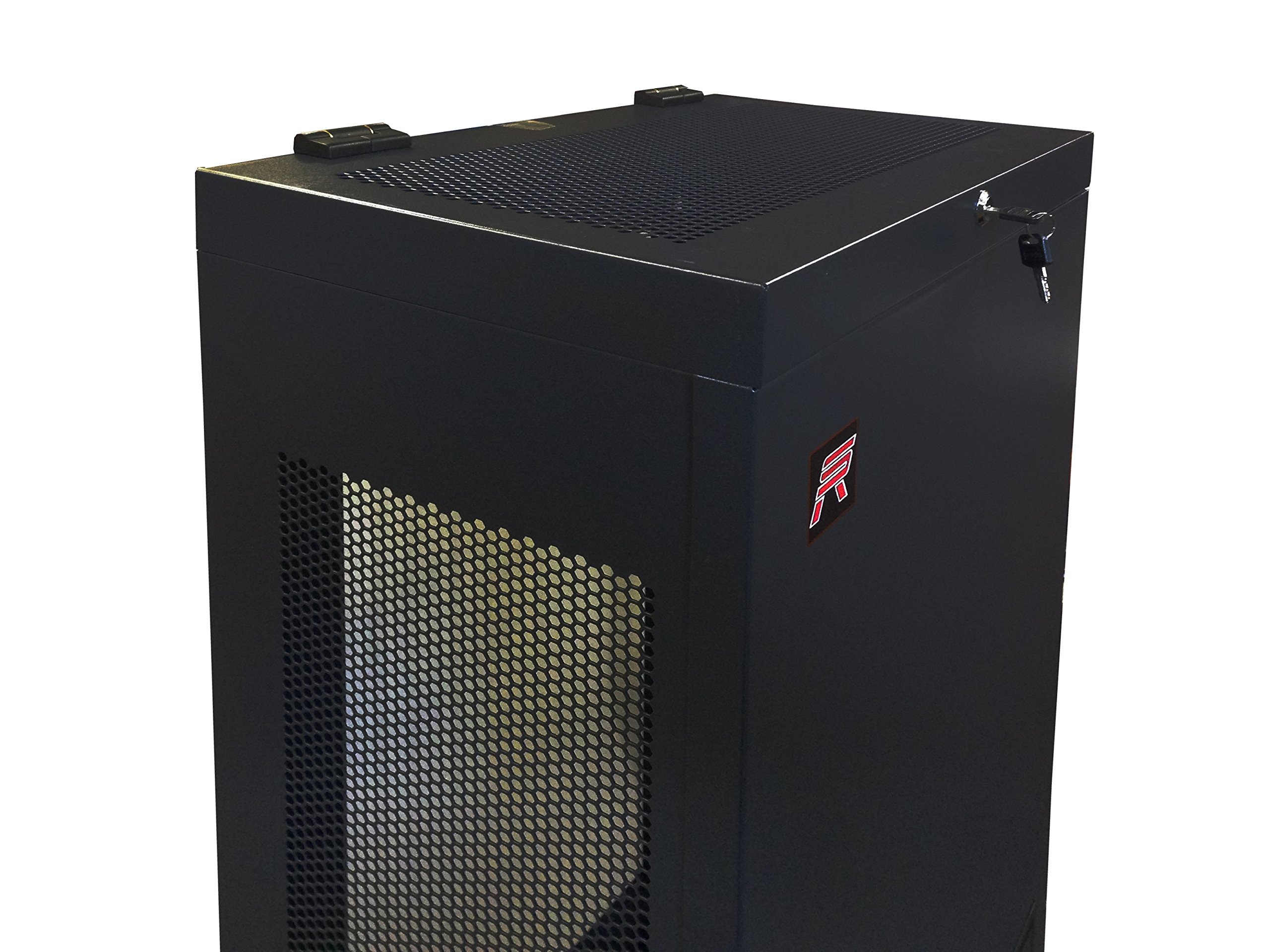 6U Wall Mount Rack Network Cabinet Enclosure - Vertical Server Equipment, Durable Mini Design, Efficient Cooling, Secure Lock, Easy Installation, Steel Construction