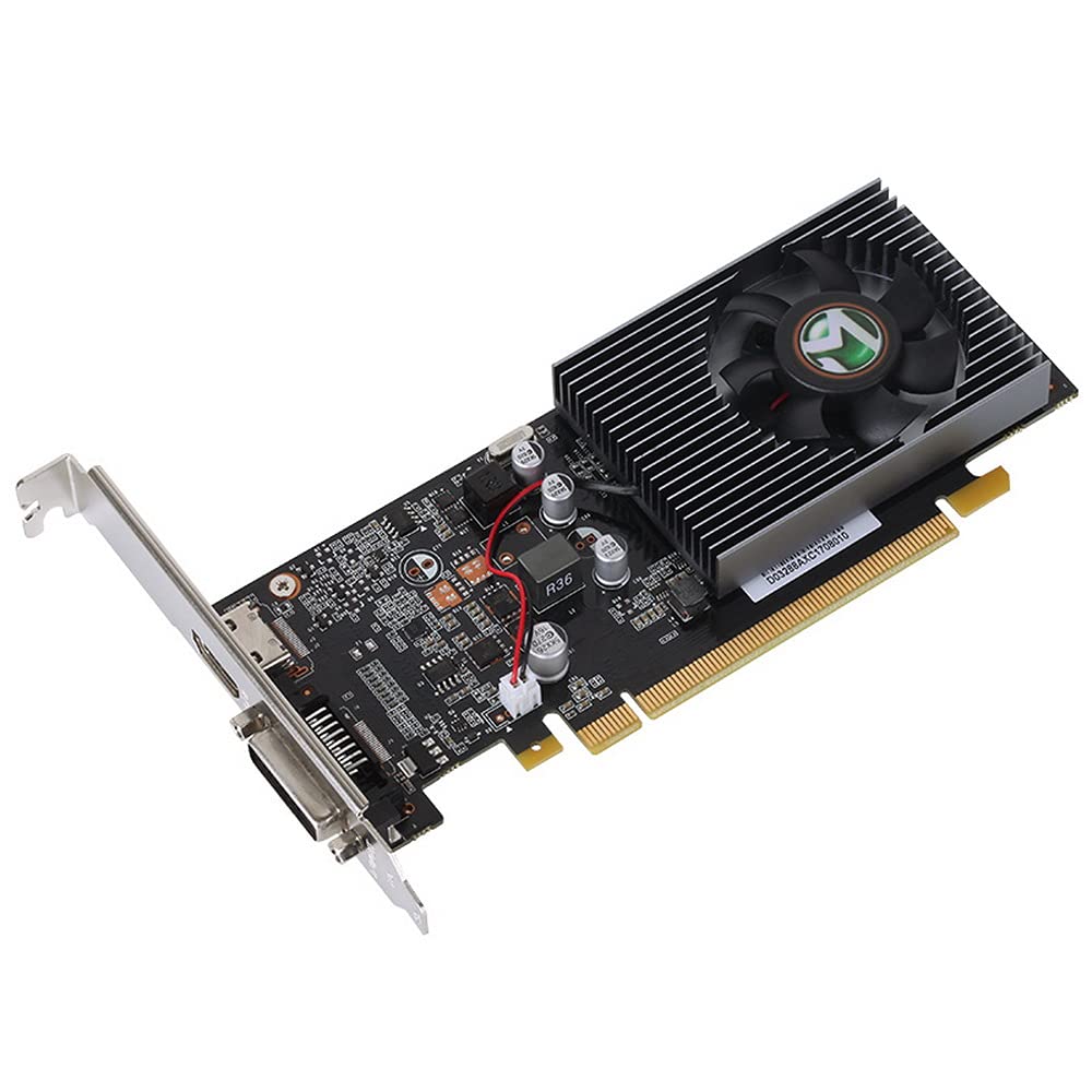 maxsun GEFORCE GT 1030 2GB GDDR5 64-Bit Video Graphics Card GPU PCIe 3.0 DirectX 12 ITX HDCP DVI HDMI SFF Low Profile Ready Fast Performance Than 2GD4
