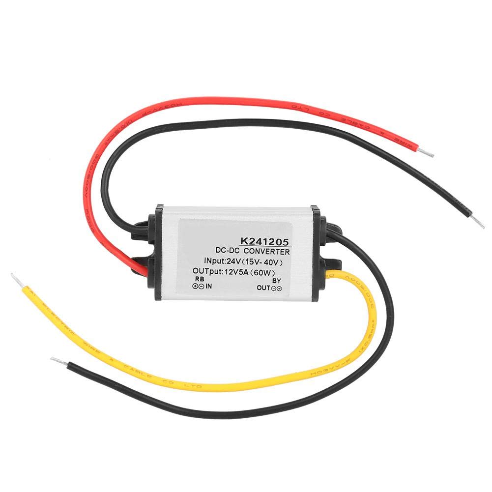 Maxmartt Buck Converter Voltage Regulator, 24V to 12V High Efficiency Step Down Power Supply 5A DC Buck Converter Step-Down Volt Module for Robots, LED Lights, Photovoltaic Panels etc