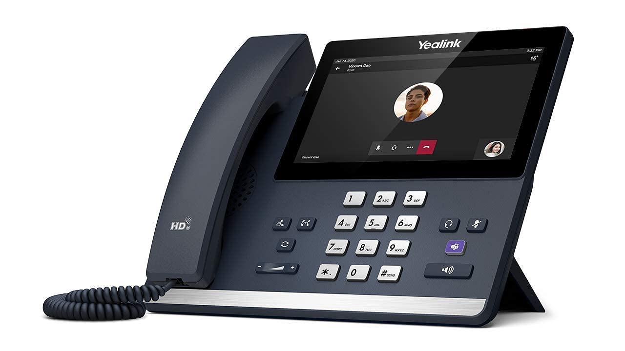 YEALINK MP56 TEAMS EDITION IP PHONE- 7" MULTI-TOUCH SCREEN - ANDROID 9 OS - POE (MP56-TEAMS) NEW OPEN BOX