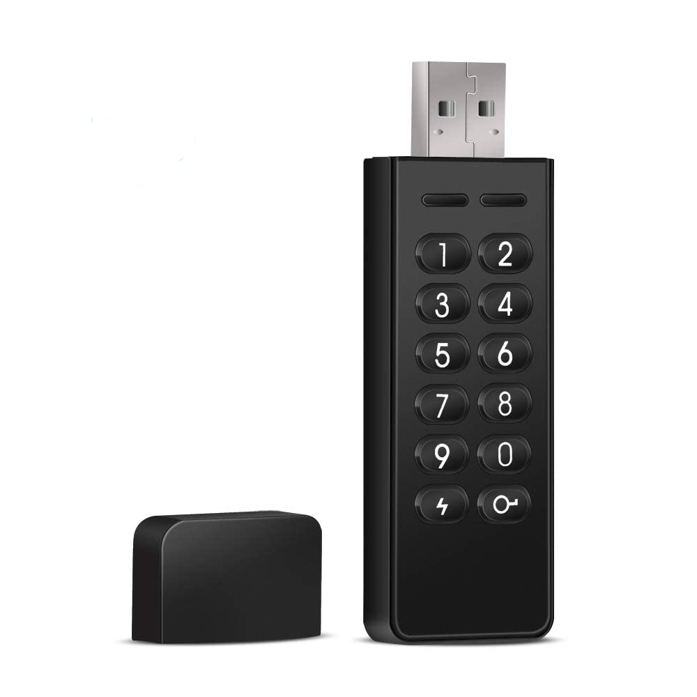LEPIN 32GB Flash Drive Password Protected Hardware Encrypted USB Flash Drive Secure USB Drive Secret with Keypad U Disk Flash for Personal Data Security