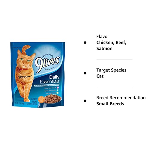 9LivesDaily Essentials Food for Small Breeds Cats, Chicken, 12 Oz