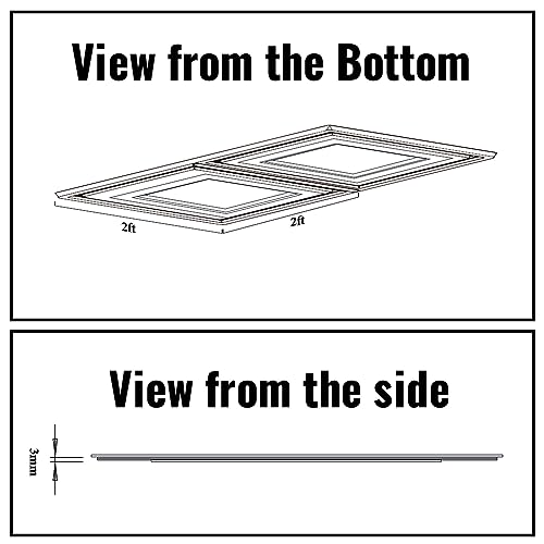 2ft x 2ft Icon Relief Ceiling Tiles - Easy Drop-in Installation β Waterproof, Washable and Fire-Rated - High-Grade PVC to Prevent Breakage Pack of 12, White (2 * 2, Style A)