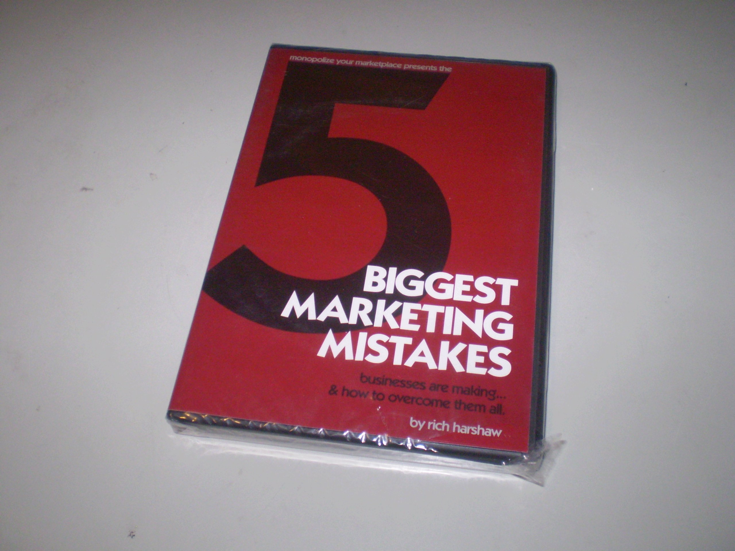 5 Biggest Marketing Mistakes Businesses Are Making And How to Avoid Them - Audio CD