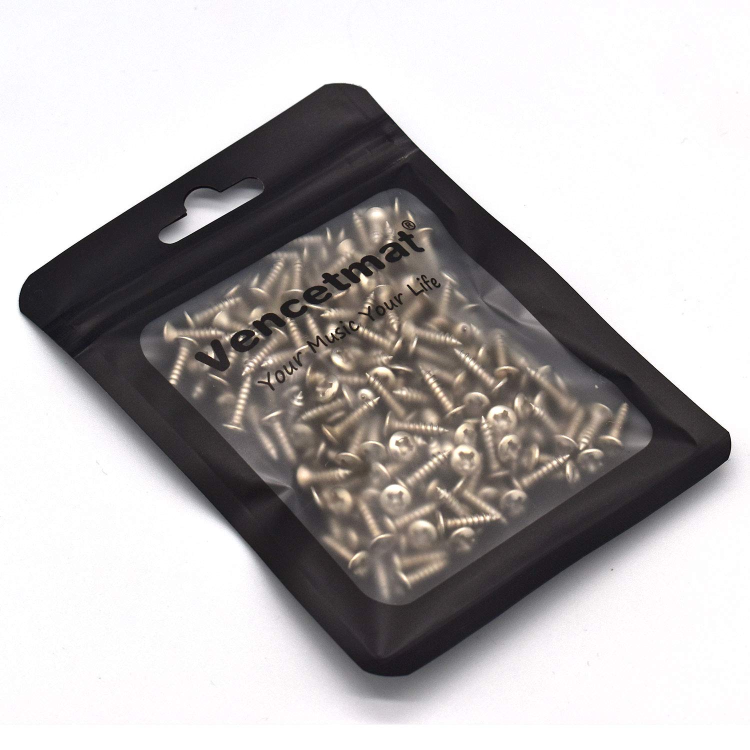 100 Pack #4 x 1/2 inch Stainless Steel Guitar Pickguard Screws Phillips for Fender Guitars Uncoated