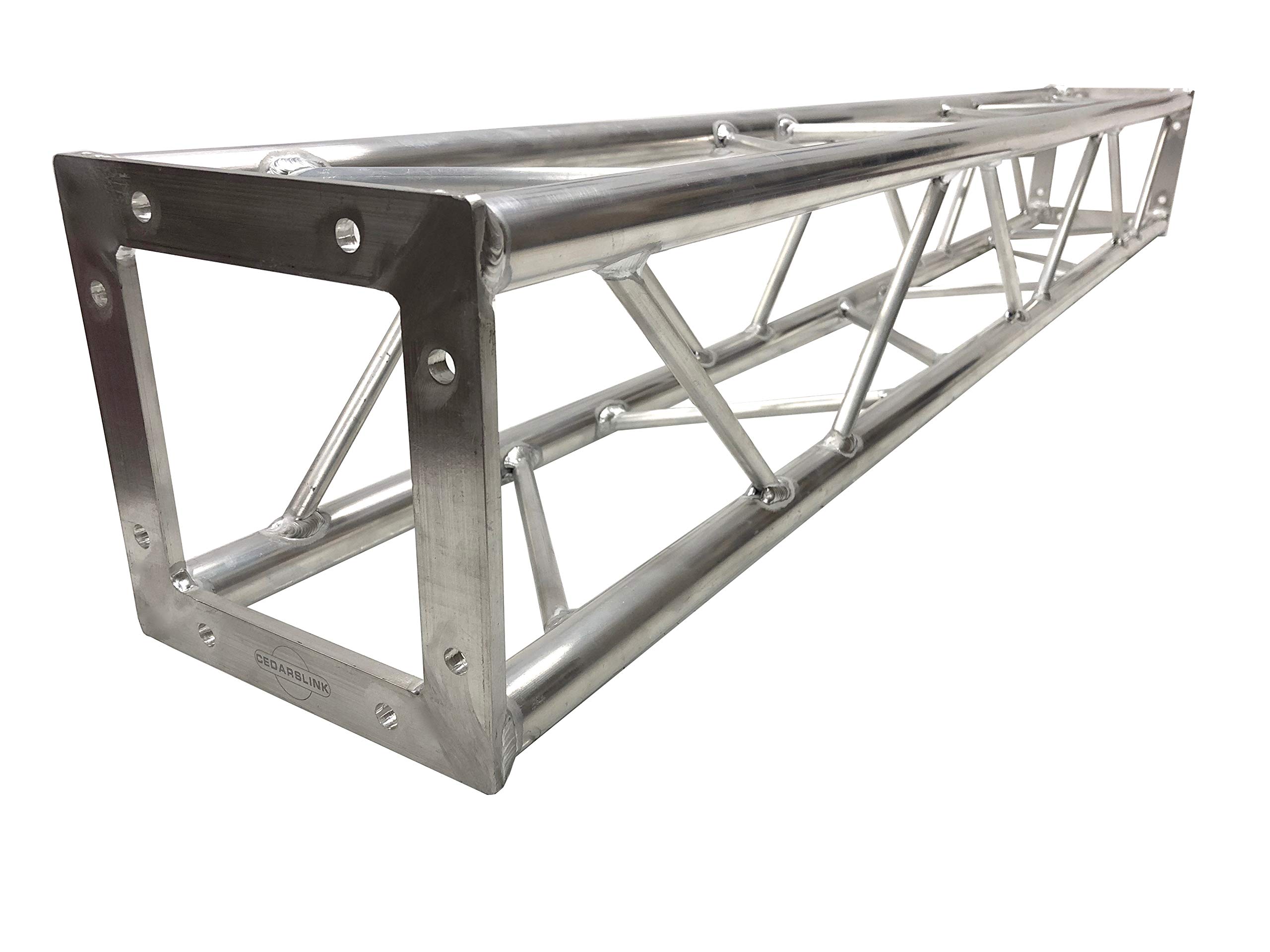2 DJ Lighting 4.92 ft (1.5 Meter) Bolted Aluminum 8"x8" Truss Light Weight Dual Totem System. 100% Aluminum Bolt Style Trussing! 22 LB. Total Weight!