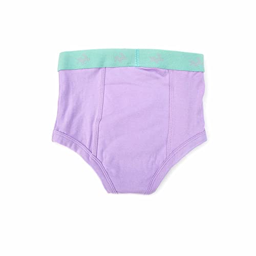 Conni Kids Tackers Brief Pants | Soft Shorts Reusable and Washable Toddler Potty Training Underwear | Waterproof Easy Pull Up Youth Incontinence, Bubble Gum, Size 10-12
