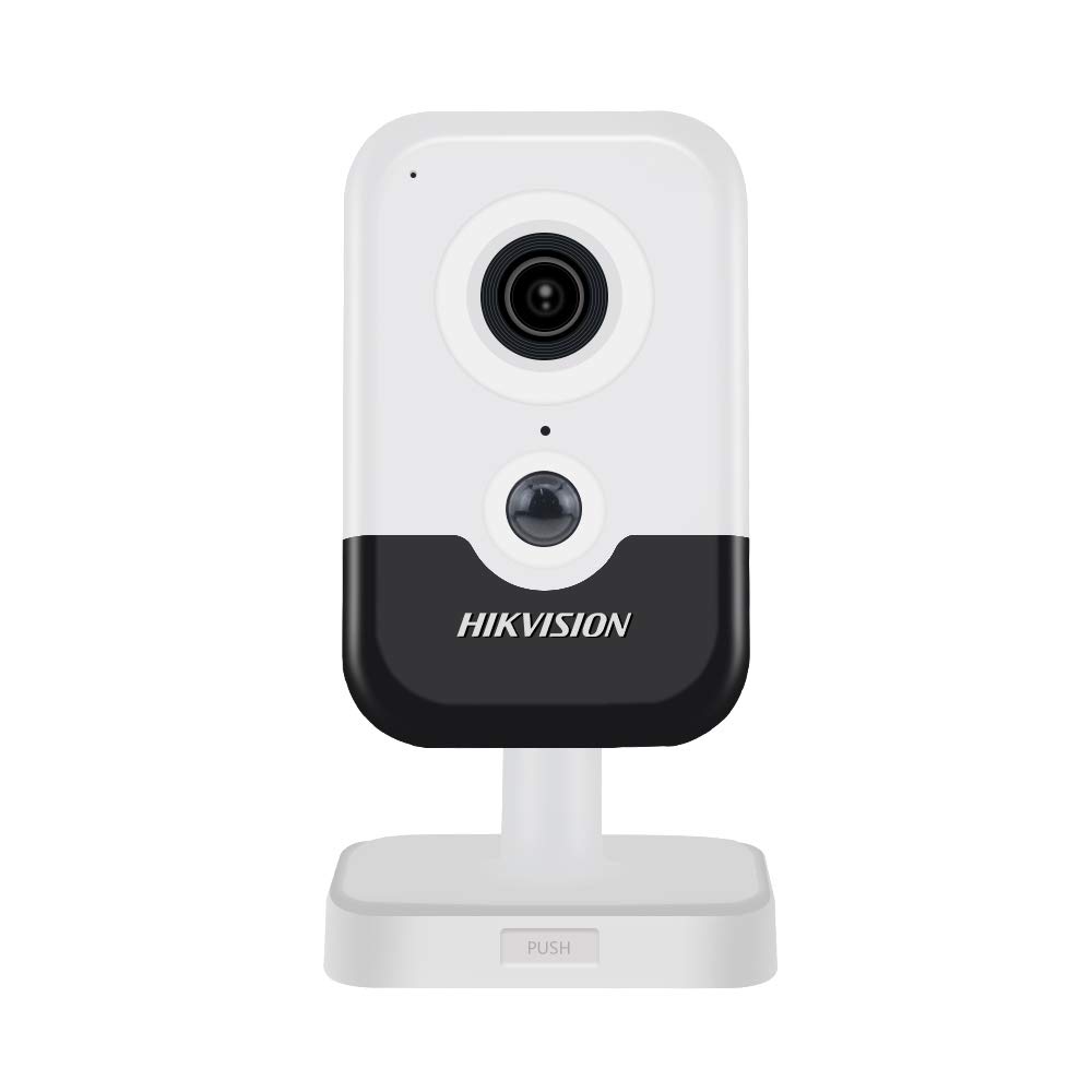 Hikvision 4MP PoE Cube Camera DS-2CD2443G0-IW, 2.8mm Lens with Build in Mic&Speaker, WiFi,Up to 128 GB SD Slot,Replacement Model for DS-2CD2442FWD-IW