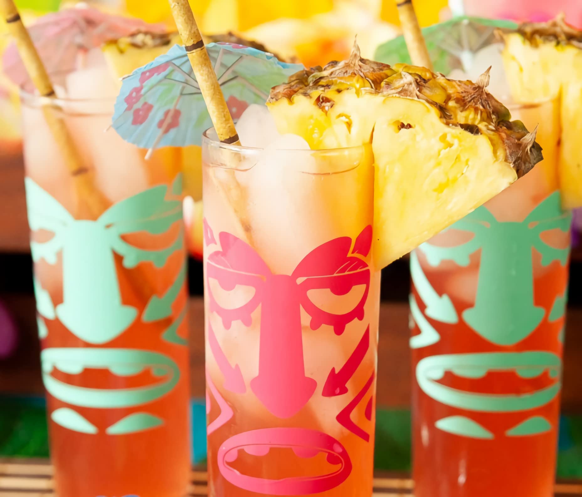 100 Pack Biodegradable Yellow Bamboo Paper Straws, Disposable Tropical Drinking Straws Cake Pop Sticks