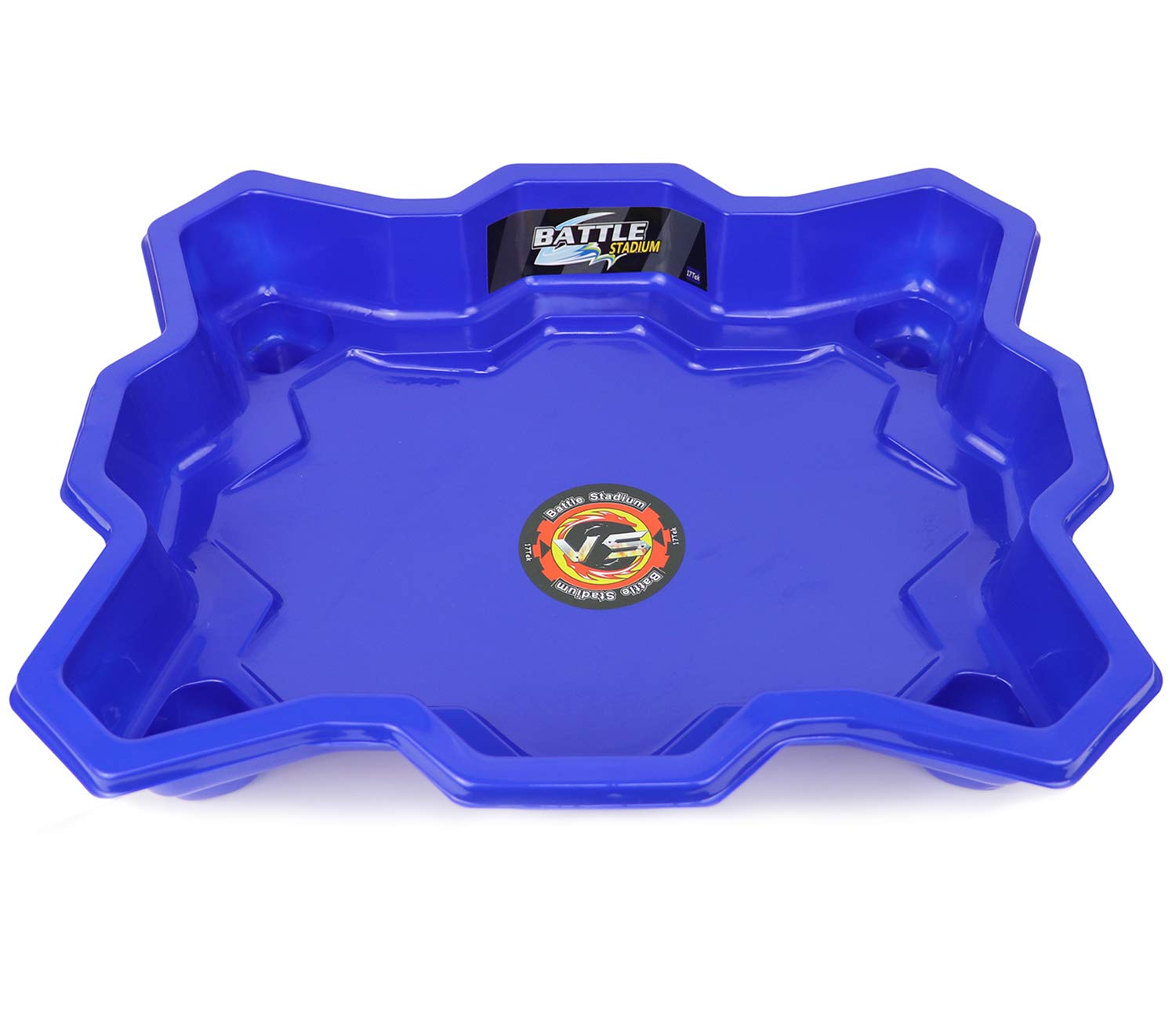 17Tek Bey Stadium Battle Arena Training Ground for Beyblade Battling Game (Blue)