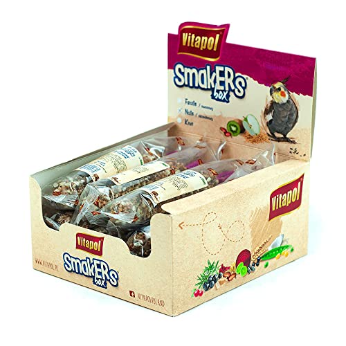 A&E Cage 644119 Vitapol Smakers Cockatiel Treat Sticks - Nut - Pack of 12