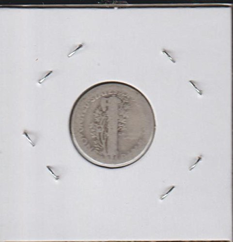 1917 S Winged Liberty Head or"Mercury" (1916-1945) Dime About Good