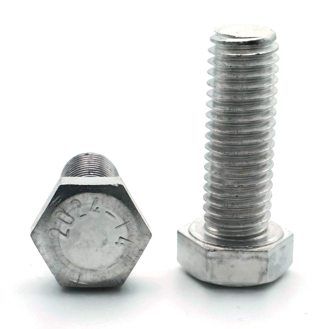 Aluminum Hex Bolts 1/4-20 Full Thread Hex Cap Screws 1/4-20 x 3/4 inch QTY 25