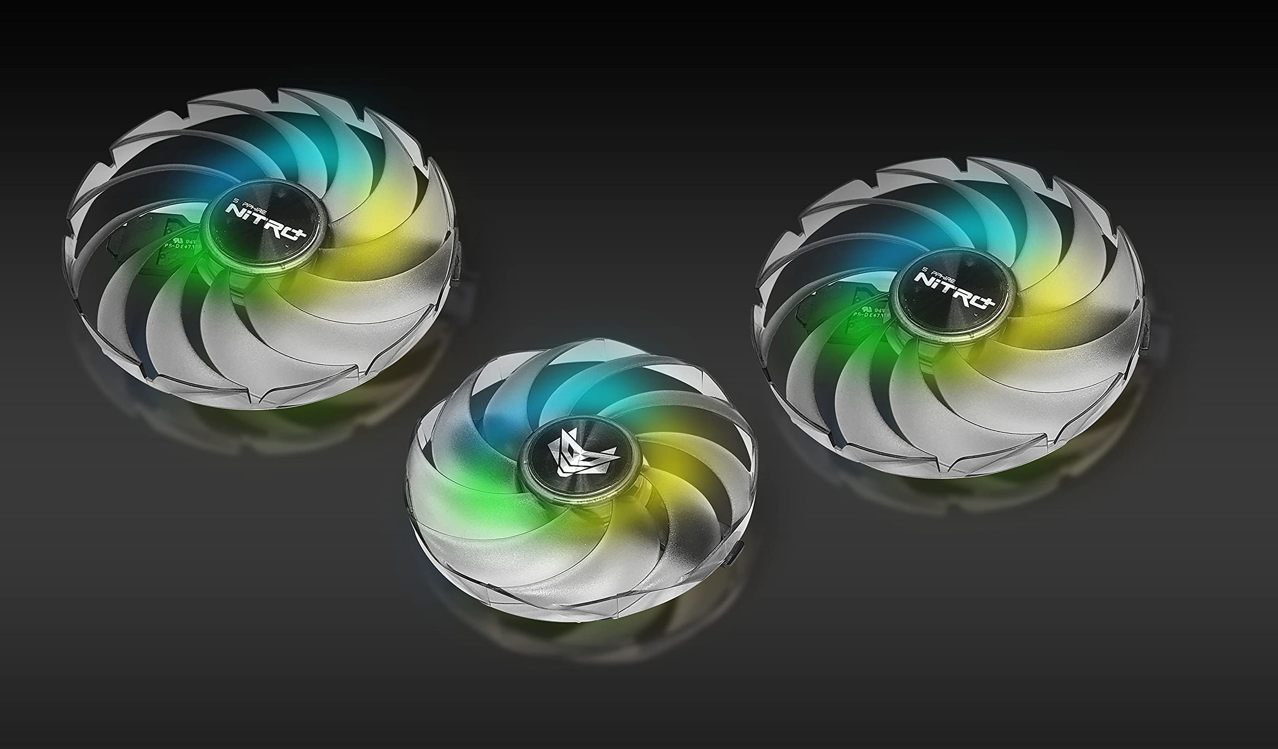 Sapphire Technology Gear ARGB Fan (3 in 1) for Nitro+ RX 6900/6800 / 6700 Series,4N004-06-20G