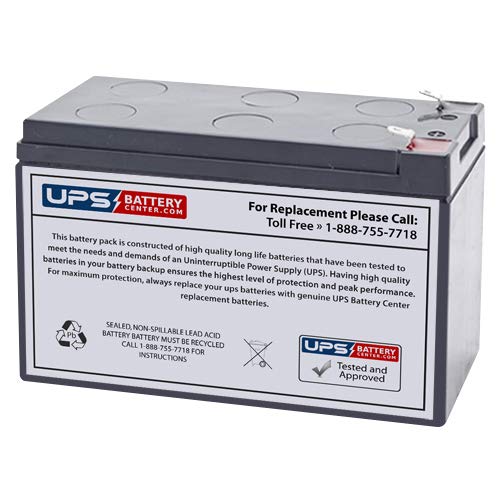 12V 7.2Ah F2 Sealed Lead Acid Replacement Battery for Ecoxgear EcoBoulder Extreme Portable Wireless Speaker GDI-EXBXTRM610 by UPSBatteryCenter®