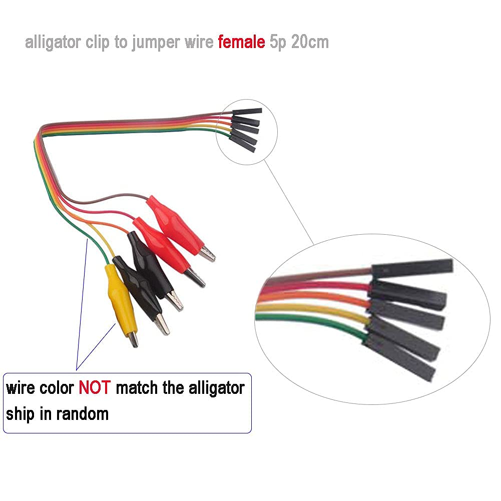 NEXTION ILI9341 Display 3.2 inch Resistive Touch Screen +400 Breadboard Jumper Wire Alligator Clip Cable