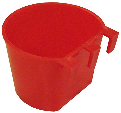 5 Pack of RITE FARM PRODUCTS 8 OZ Pigeon Quail Dove Chicken Rabbit Bird Feeder Water Drinker Cups Wire CAGE