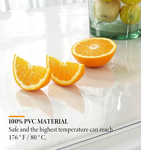 Deep Dream 1.5mm Clear Desk Cover Protector, 14×24 Inch Clear Table Protector, Rectangular Vinyl Desk Pad, PVC Plastic Table Cover for Office, Dresser, Night Stand, Computer & Writing Desk Tabletop