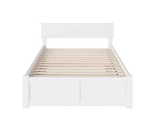 Atlantic Furniture AR8132052 Orlando Platform, Full, White