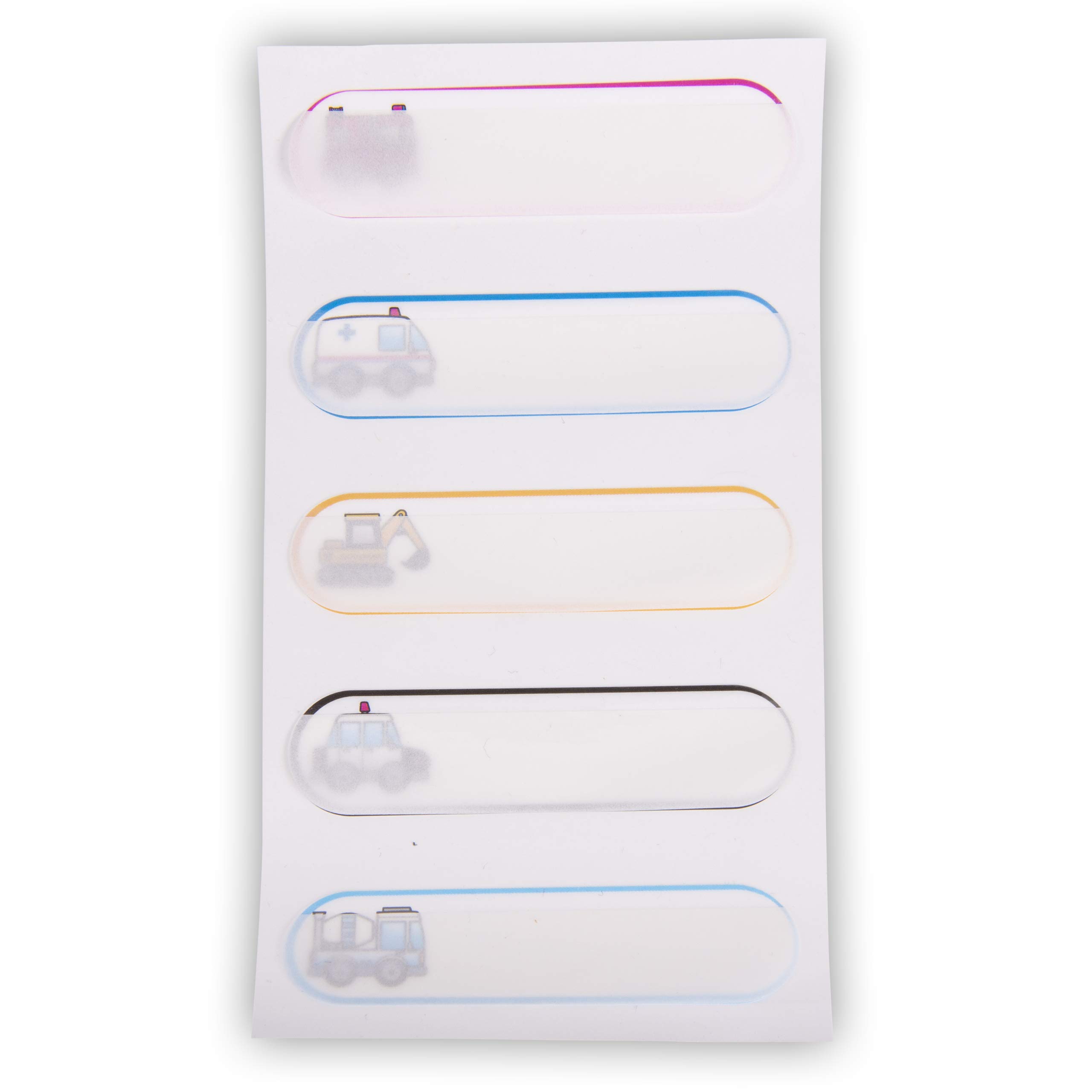 Baby Bottle Labels - Write On Self Laminating - Microwave and Diswasher Safe - Great for Daycares! Made in USA by Kenco (1 Pack)