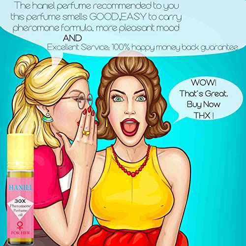 Haniel Pheromone Oil Perfume for Women Fragrances Oils, Feromonas Para Atraer Hombres, Pharamon Perfume for Women, Perfume Con Feromonas Para Mujeres