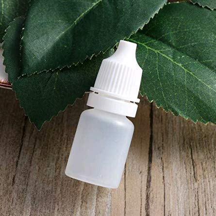 25Pcs 3ml Mini Empty Refillable Clear Plastic Dropper Bottles Portable Soft Squeezable Eye Liquid Storage Container with Plug and Screw Cap