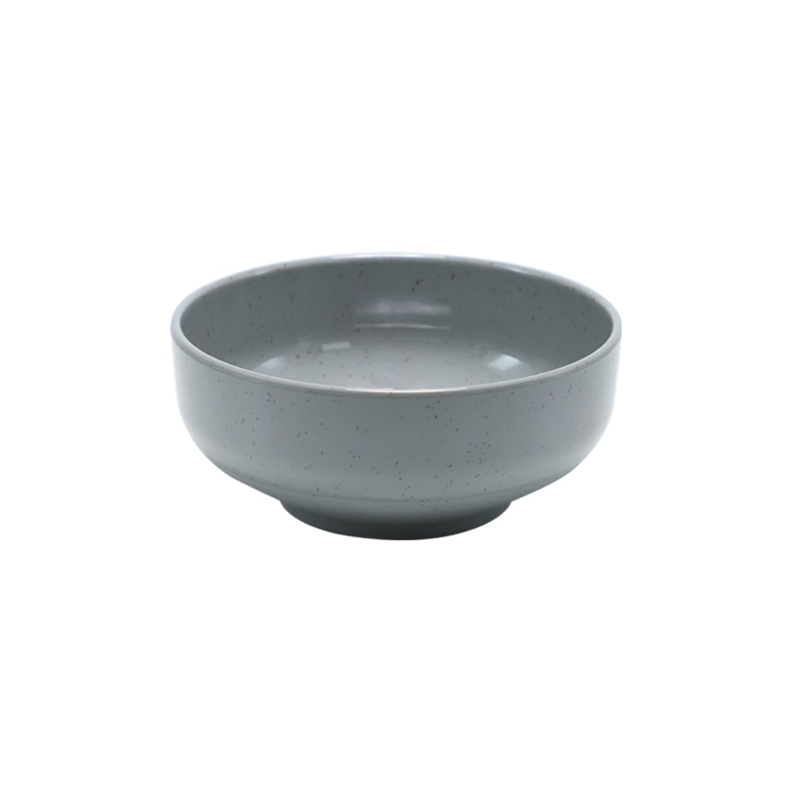 12 Pcs Melamine Dinnerware Sets, Plates and Bowls Sets, Dishes Set for 4, Melamine Plates, Outdoor Dinnerware Set, Lightweight, Unbreakable, Dishwasher Safe,BPA Free (Grey)