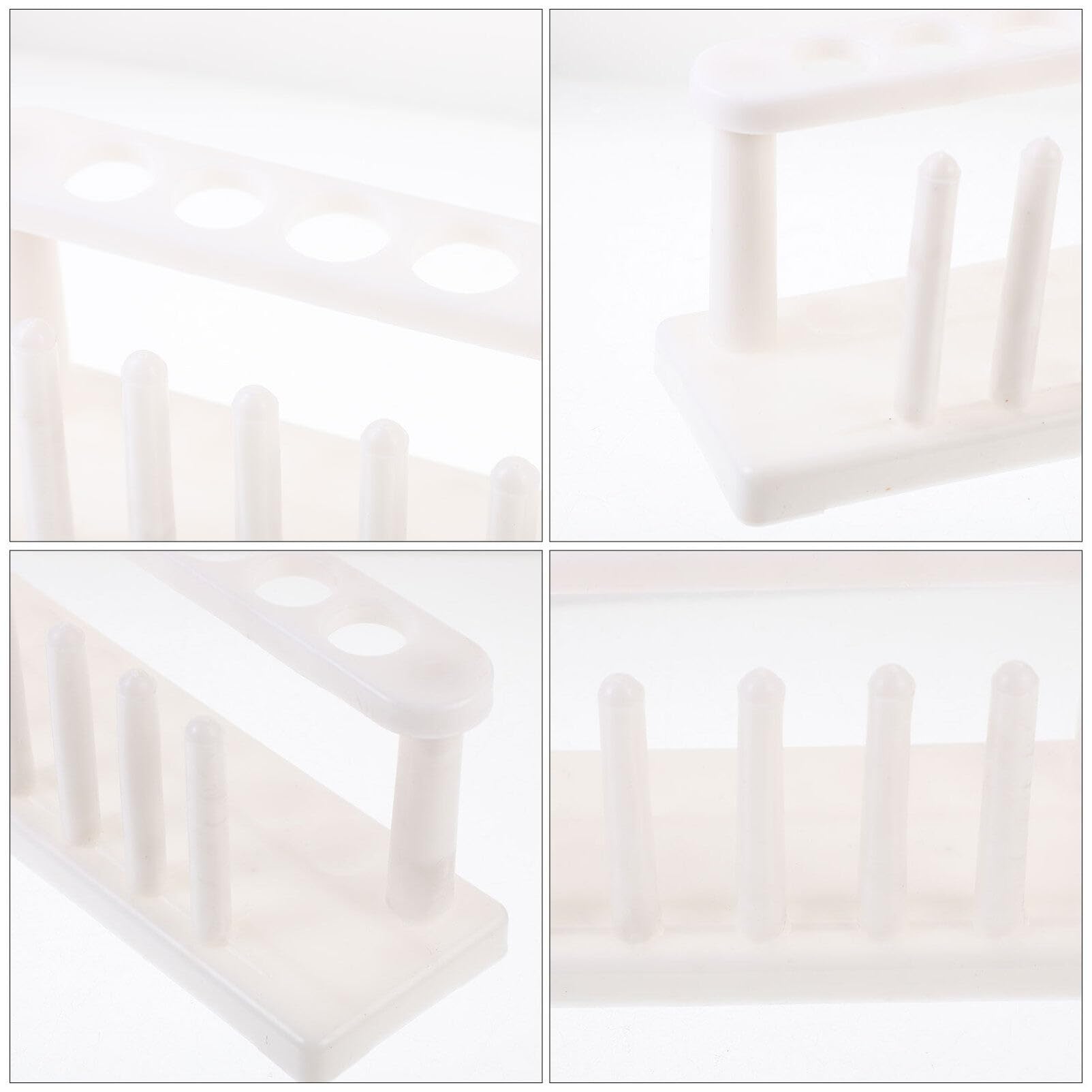 POPETPOP 3pack Test Tube Rack - Portable Test Tube Rack Storage Rack Tube Holder Lab Equipment for Aquarium Laboratory