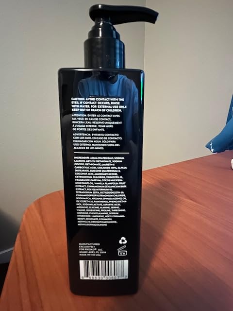 Rikoko LOCK Coconut Shampoo with Vanilla Extract and Cinnamon Bark - 300 mL Bundle with LOCK Coconut Conditioner with Ginger and Hair Softening Hibiscus - 300 mL