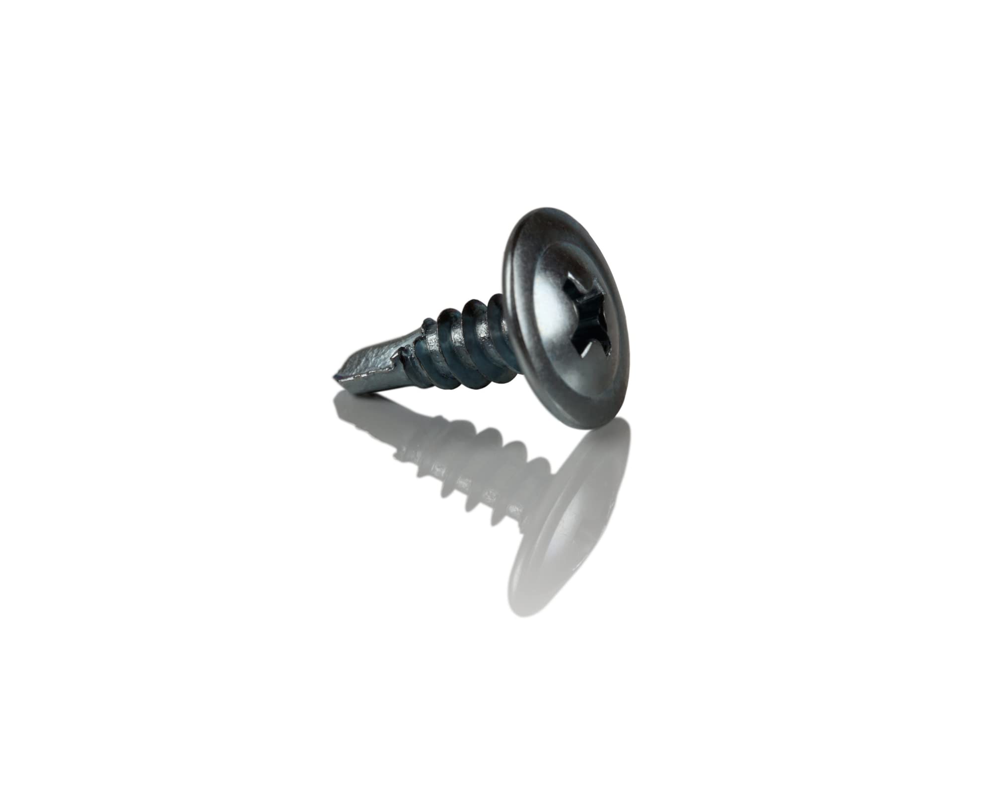 300 Qty #8 x 1/2" Zinc Wafer Modified Truss Head TEK Self Drilling Sheet Metal Screws (BCP134)