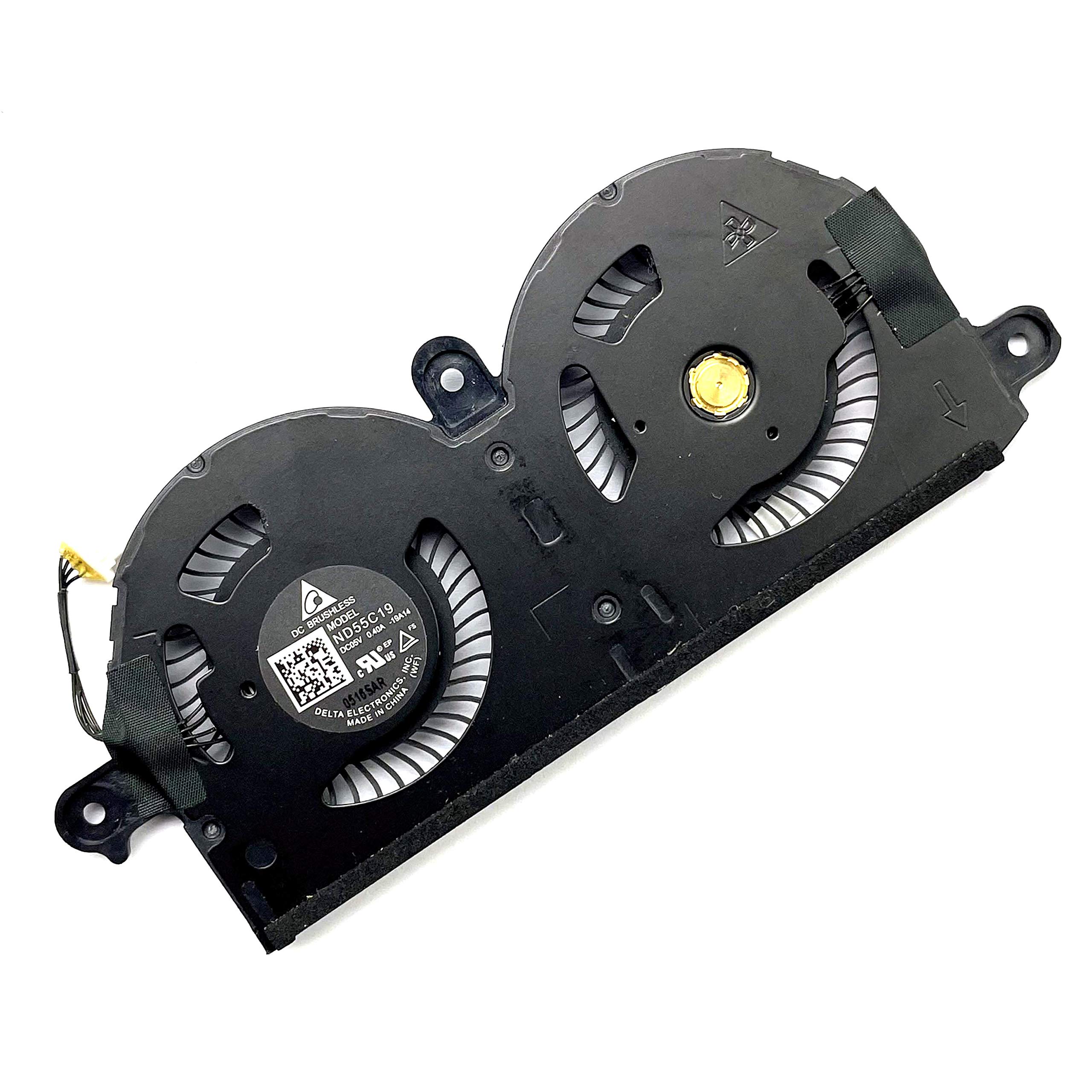BestParts CPU Cooling Fan Replacement for Dell XPS 13 9370 9380 7390 Fits for 0980WH 980WH ND55C19-19A14 (Note: Does Not for 2-in-1 Version)