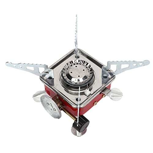 2800W Camping Stove Electronic Ignition Backpacking Stove Portable Butane Gas Stove with Storage Bag Durable Reliable for Outdoor Picnic Barbecue