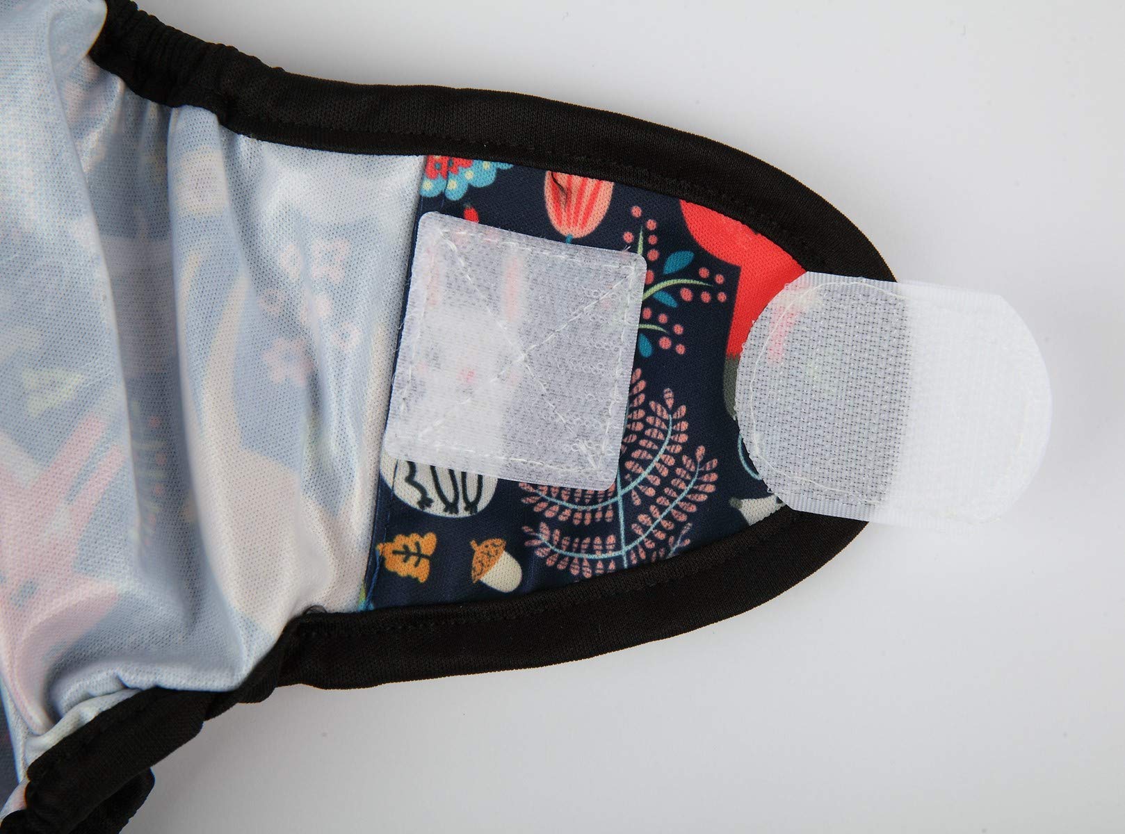 Baby Cloth Diaper Cover Nappy Hook and Loop Double Gusset 6.6lbs to 33lbs (Grey Arrow) One Size