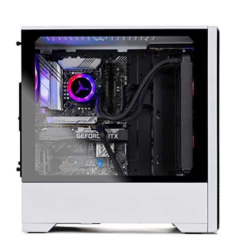 Skytech Gaming Skytech Blaze 3.0 Gaming PC Desktop - AMD Ryzen 7 3700X 3.6GHz, RTX 3070 8GB GDDR6, 16GB DDR4 3000, 1TB SSD, 750W Gold PSU, 240MM AIO, AC WiFi, Windows 11 Home 64-bit, White