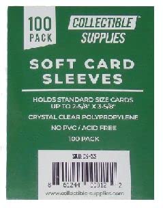 200 Standard 3" x 4" Toploaders and 200 Soft Penny Card Sleeves Package for Single Sports Trading Cards Toploaders for Sportcards Card Collecting