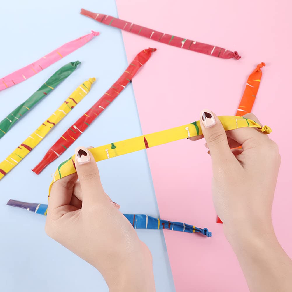 100 Pack Rocket Balloons, Flying Balloon w/Whistling Noise, Screaming Balloon Rocket to the Sky for Parties
